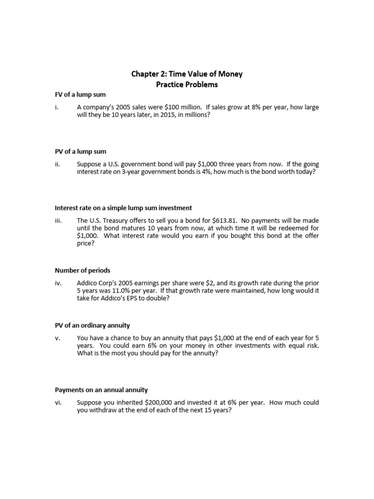 Time Value of Money-Excel | Download Free PDF | Present Value | Bonds (Finance)