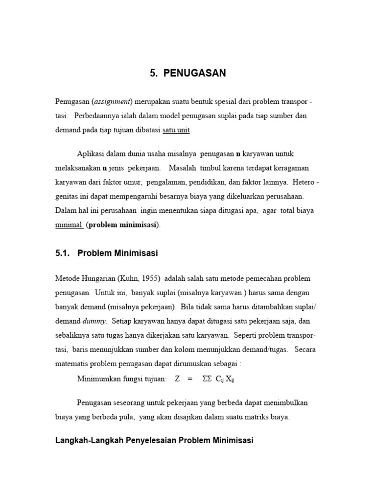 5 Assignment | PDF | Metode & Bahan Ajar