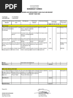 Sample Barangay GAD Plan and Budget | PDF