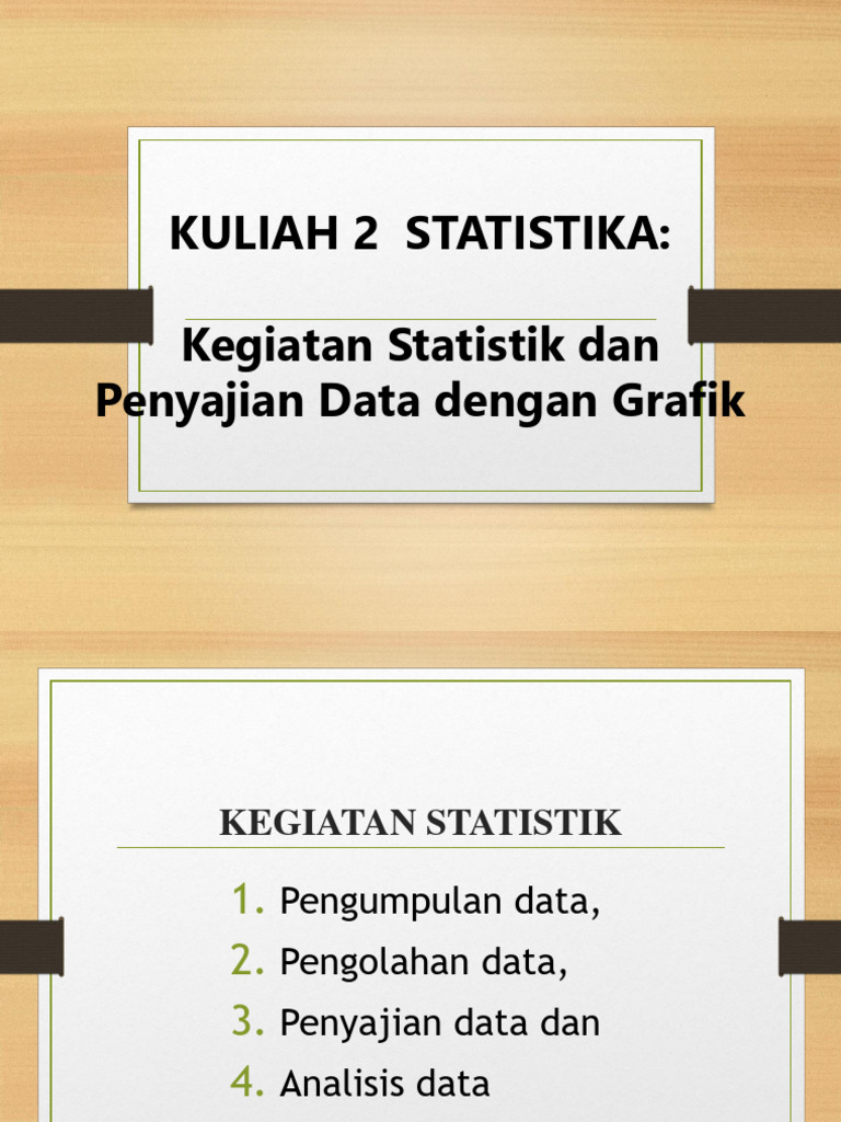 Pengumpulan dan Penyajian Data Statistik | PDF