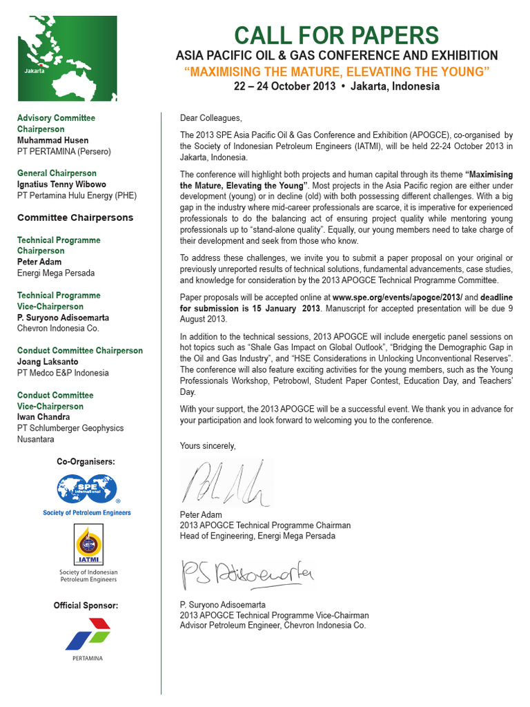 Call for Papers: APOGCE 2013 | PDF | Abstract (Summary)