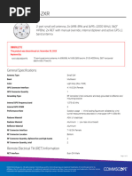 CommScope FFVV-65B-R2 Antenna Specs | PDF | Antenna (Radio ...