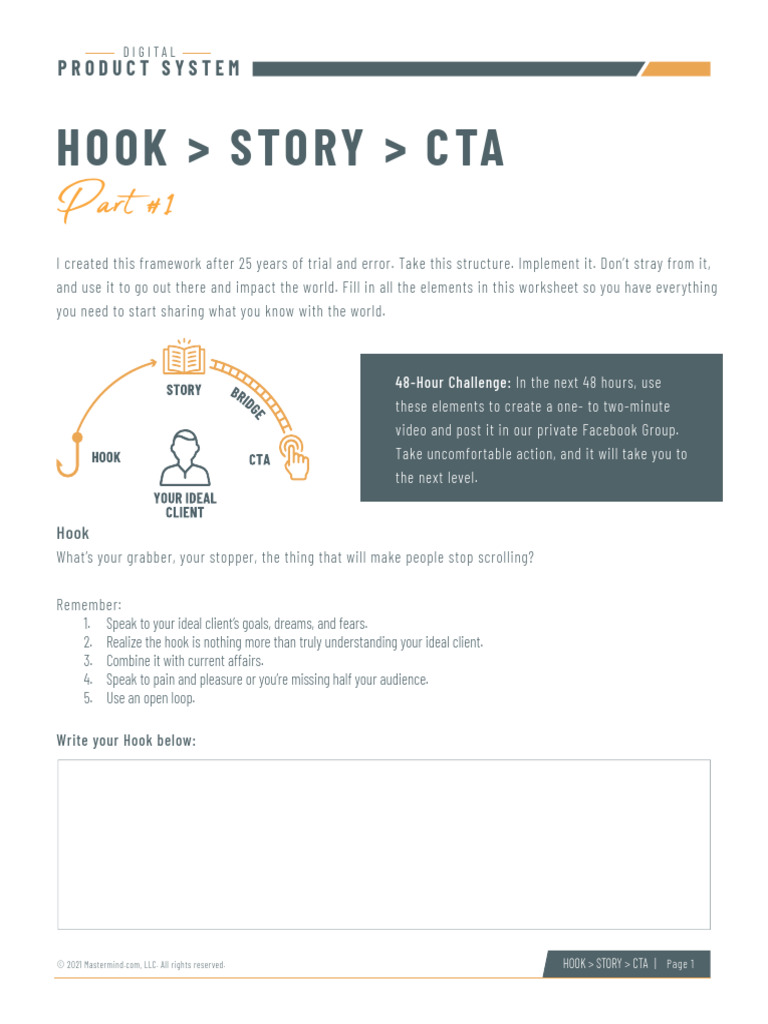 Hook Story CTA | PDF