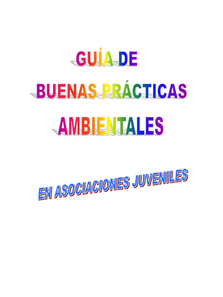 Buenas Prácticas Ambientales | PDF | Residuos | Luz de sol