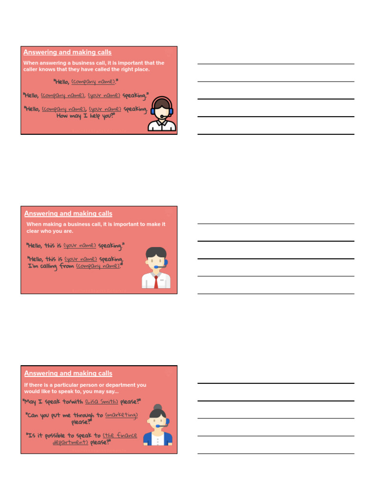 Answering and Making Calls | PDF