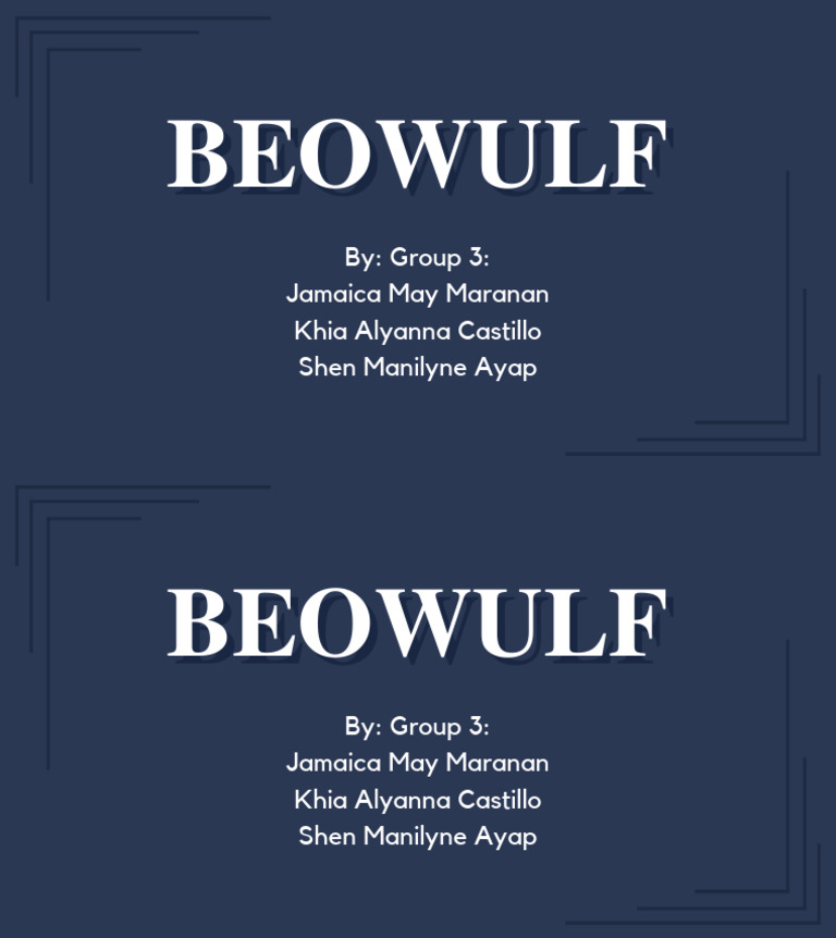 Beowulf | PDF