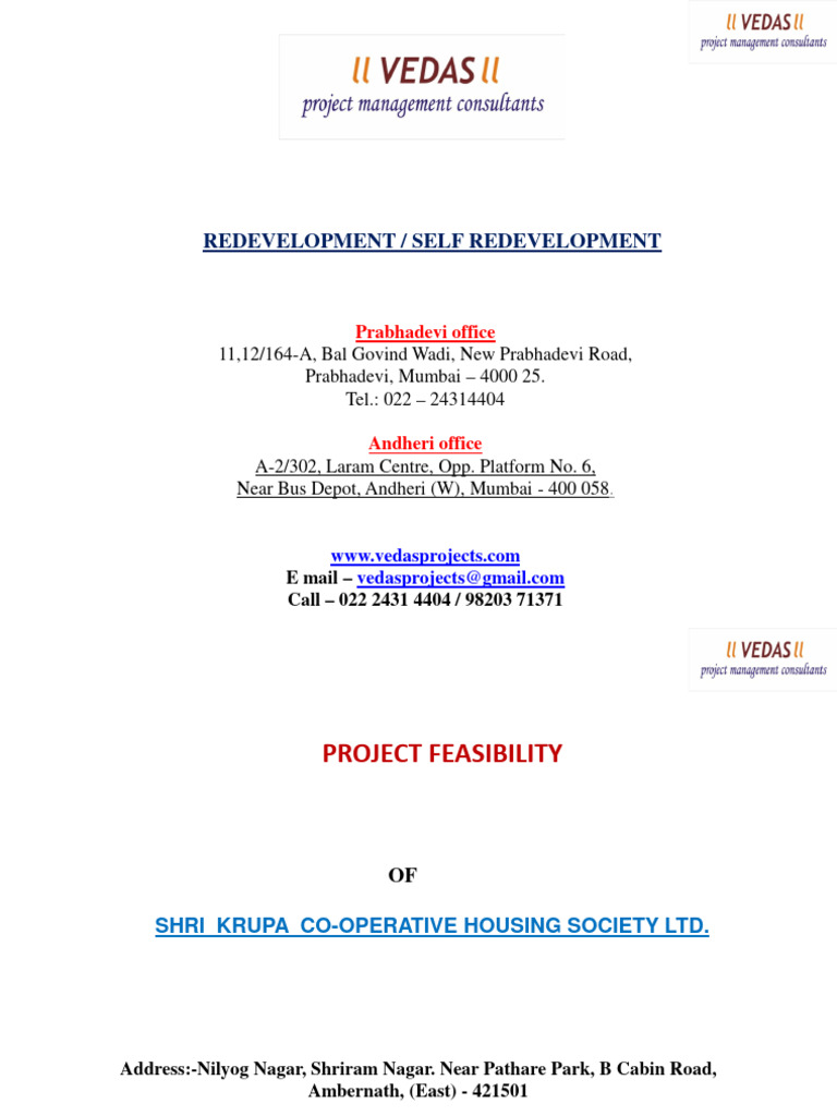 Shree Krupa Presentation | PDF | Architect | Expense