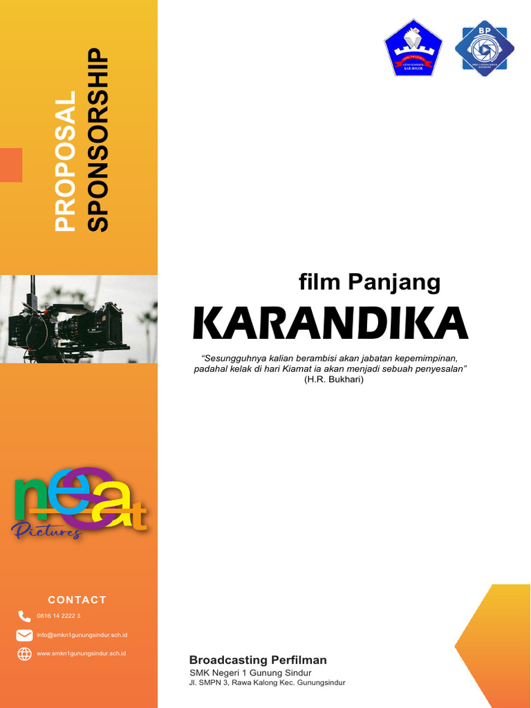 Proposal Sponsorship Film Karandika | PDF