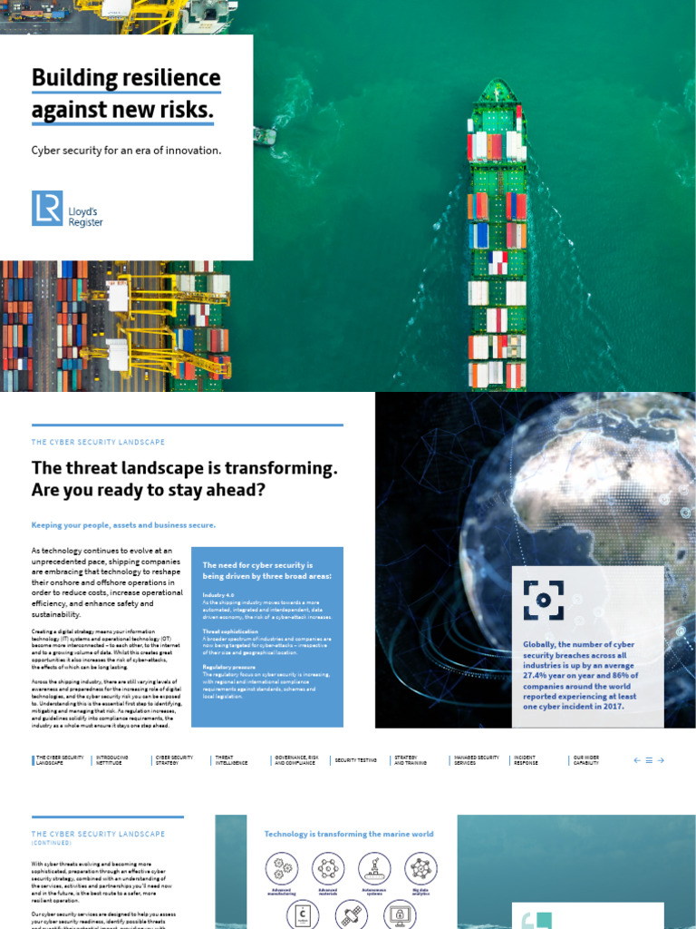 LR_cyber_security_brochure_2019 | PDF | Computer Security | Security