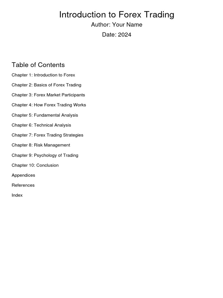 Introduction To Forex Trading | PDF | Investing | Financial Markets