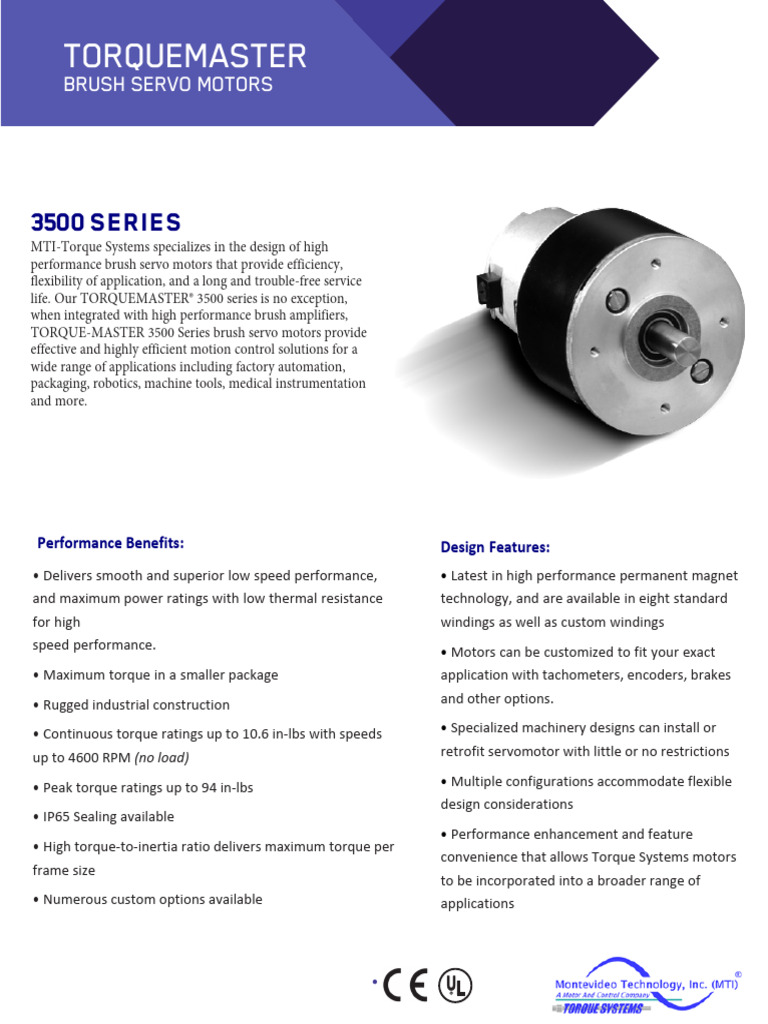 Pm Servo Motor Pdf Electric Motor Physical Quantities