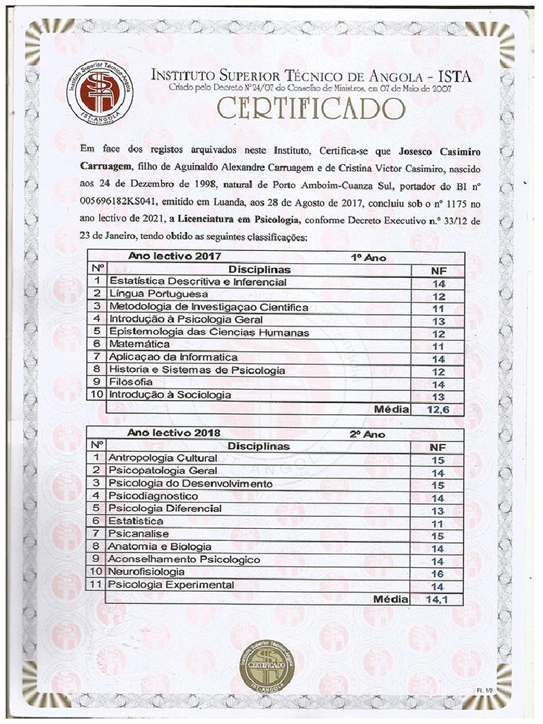 Certificado ISTA PDF | PDF