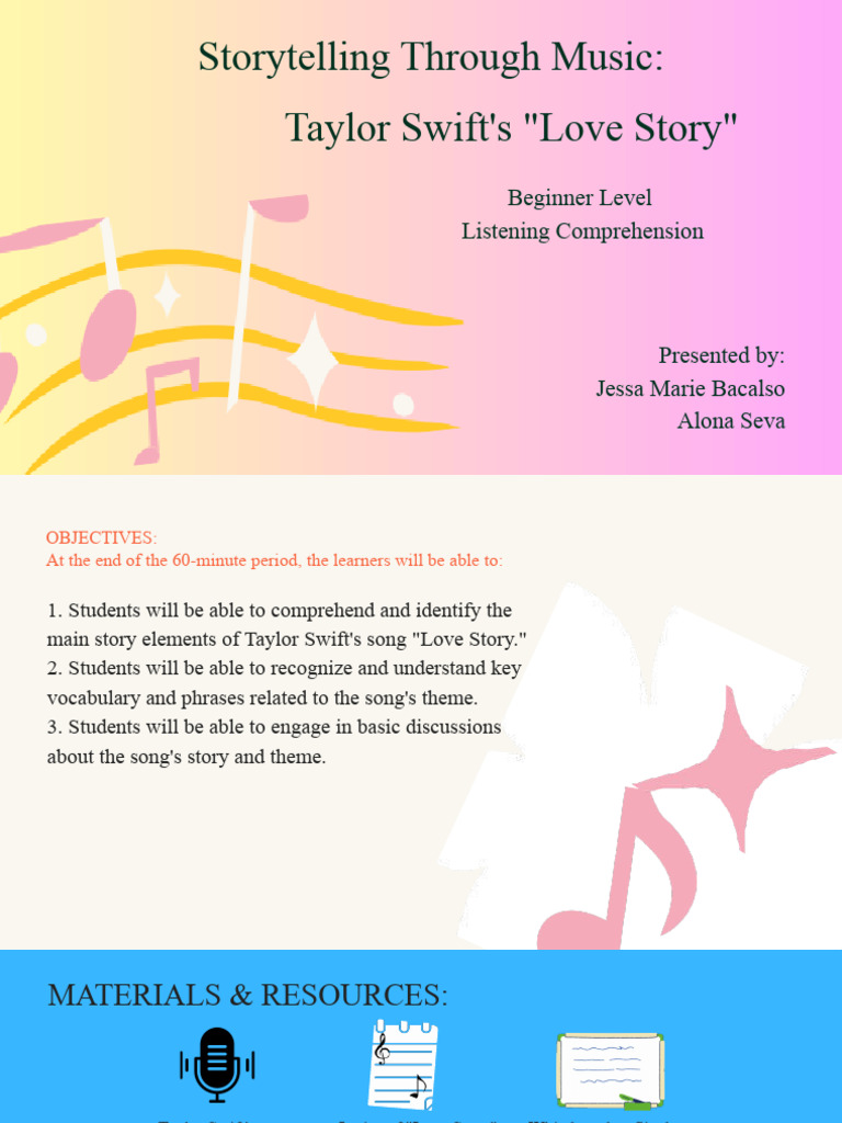 Lesson Plan Presentation | PDF | Reading Comprehension | Storytelling