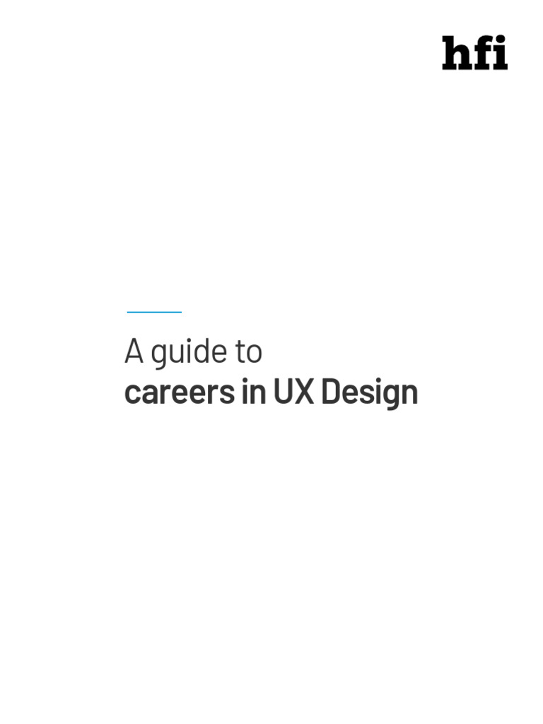 UX Career HandBook - Guide | PDF | Usability | User Experience