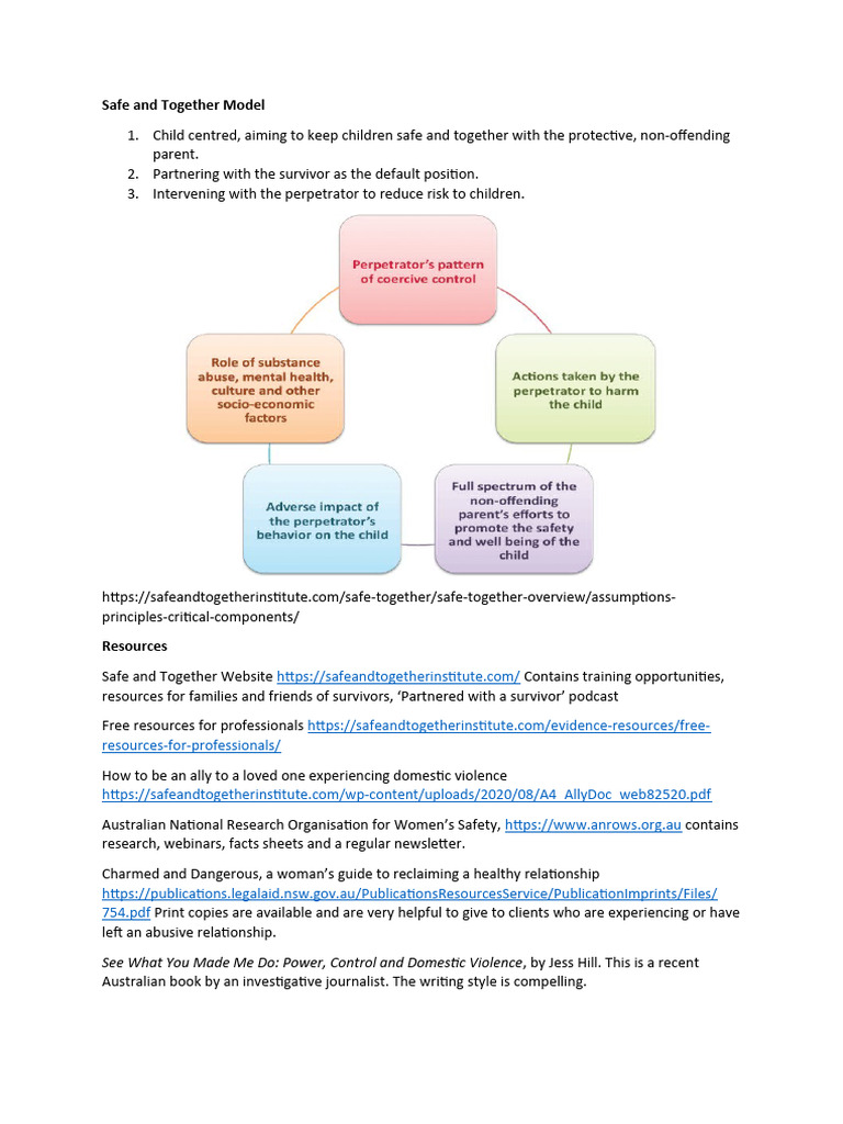 Safe and Together Model | PDF