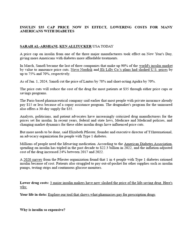 Insulin Marija | PDF | Economic Equilibrium | Monopoly