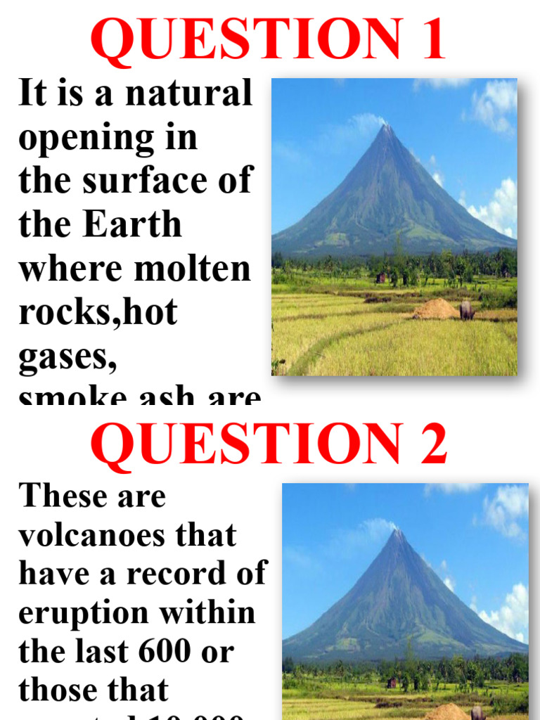 Volcano Types and Eruption Characteristics | PDF | Science & Mathematics