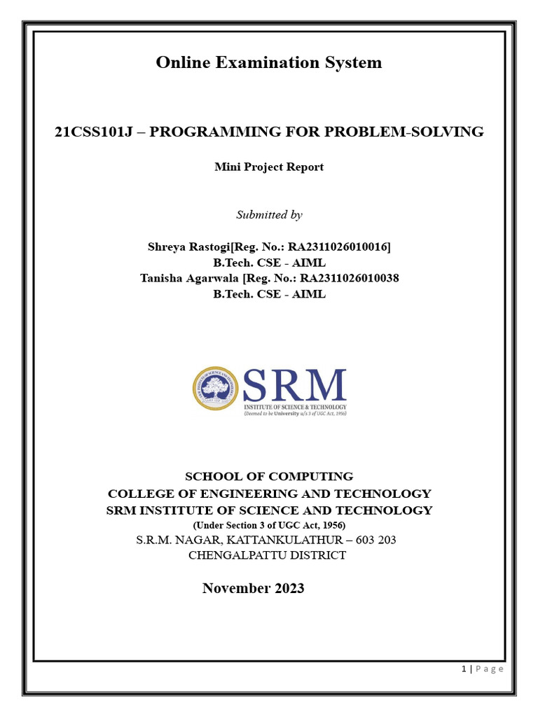 PPS Mini Project-Report (1) D | PDF | Usability | Computer Security