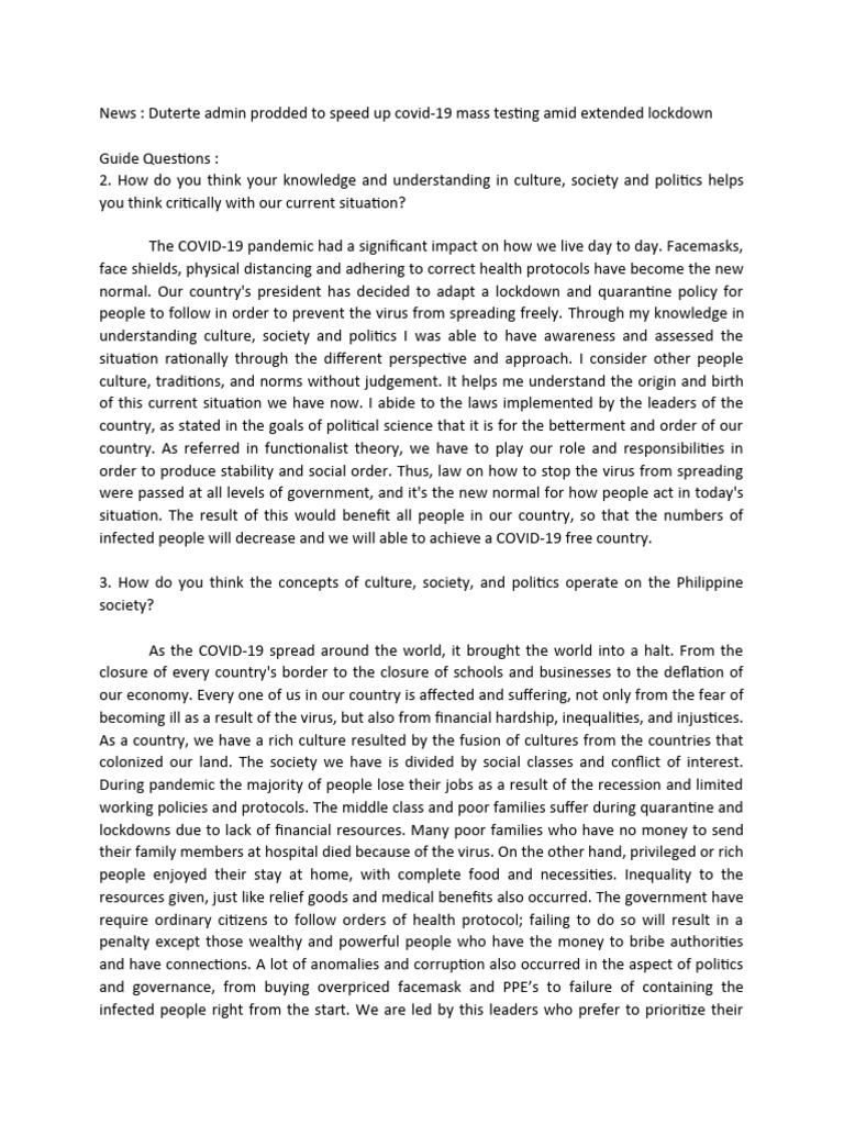 Ucsp - Task 2 | Download Free PDF | Quarantine