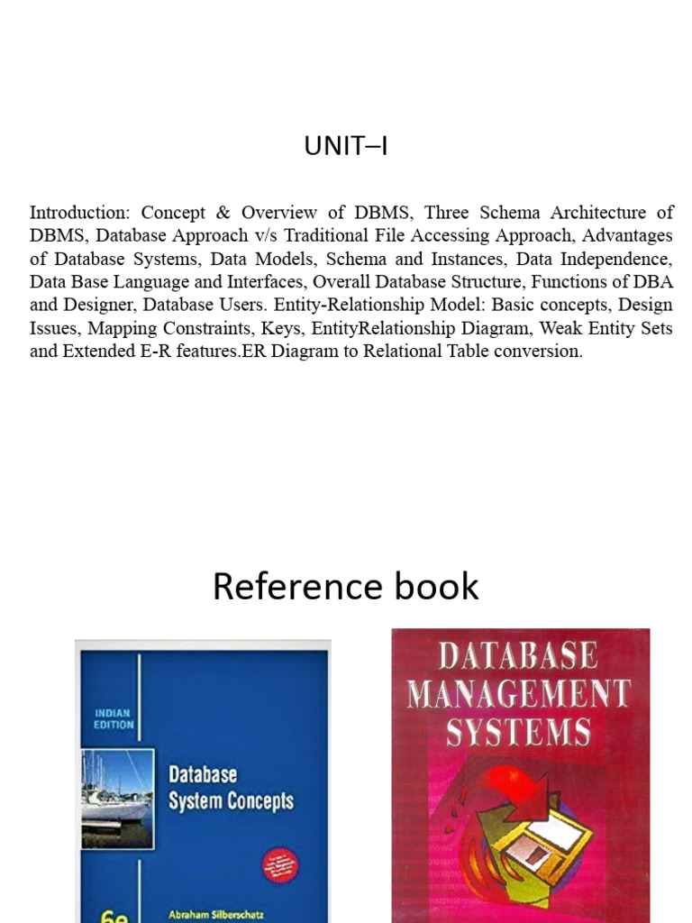 Unit1 - Final | Download Free PDF | Databases | Relational Database