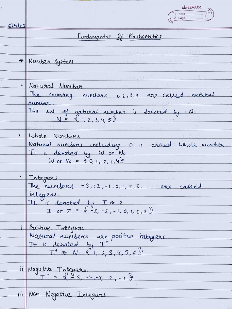 FOM (Fundamentals of Mathematics) | PDF