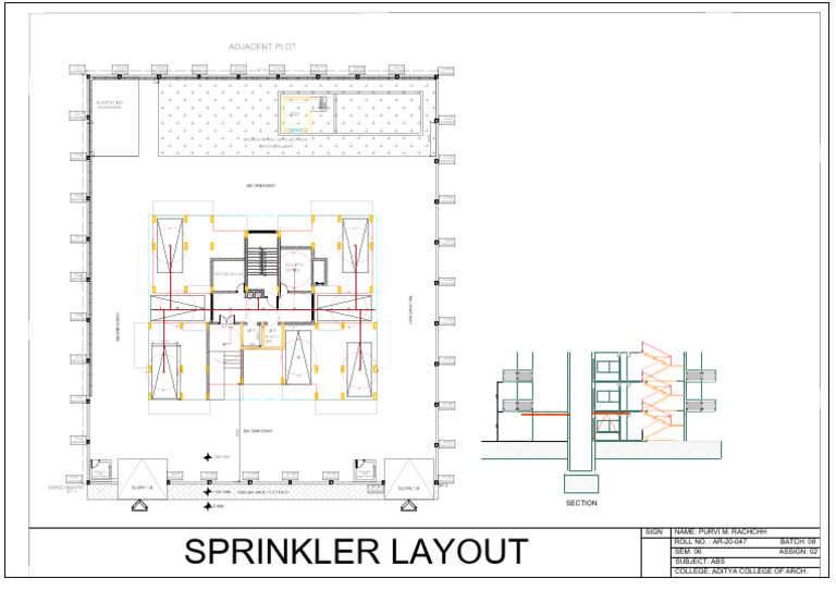 AR-20-047_SPRINKLER LAYOUT | PDF