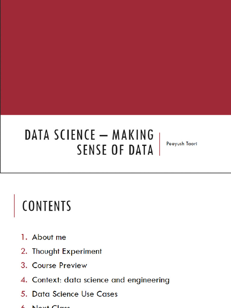 Data Science Basics - 02 | PDF