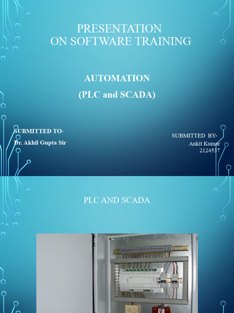 Ankit PPT Training | PDF | Programmable Logic Controller | Power Supply