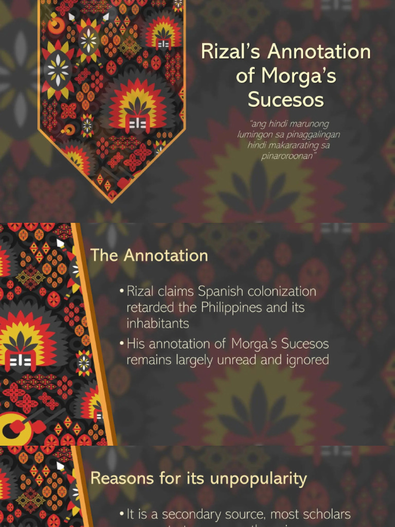 g6 - Rizal's Annotation of Morga's Secesos - 2cweb | PDF