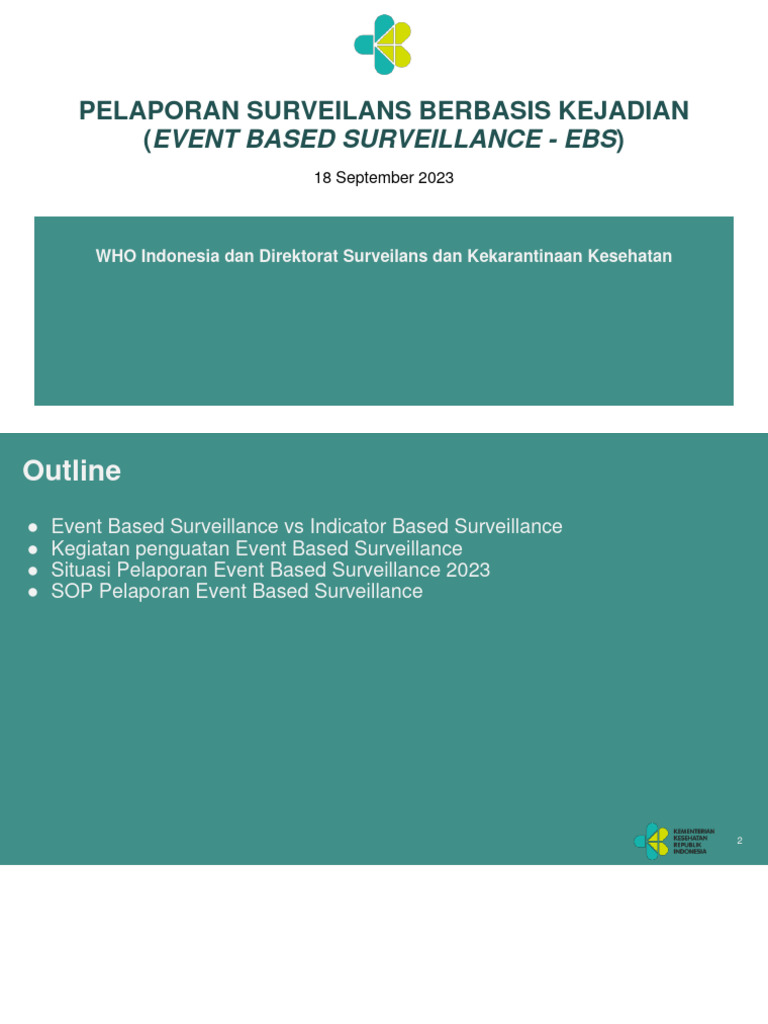 Event Based Surveillance | PDF