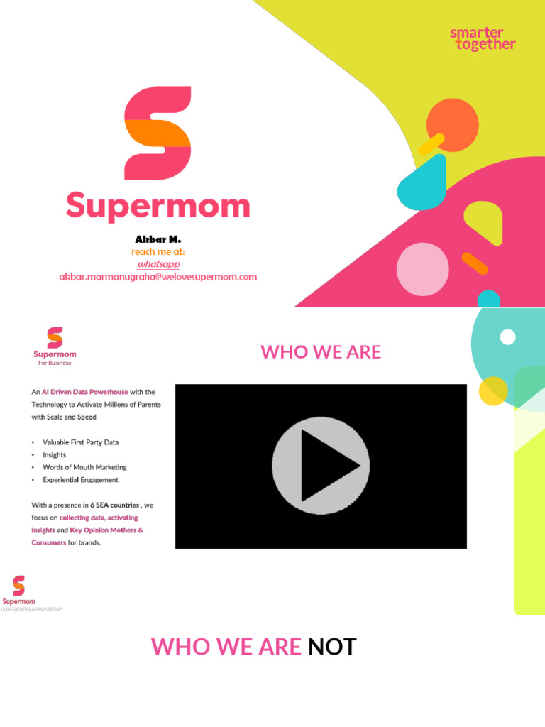 Supermom Indonesia Q1 Creds | PDF | Mobile App | Social Media