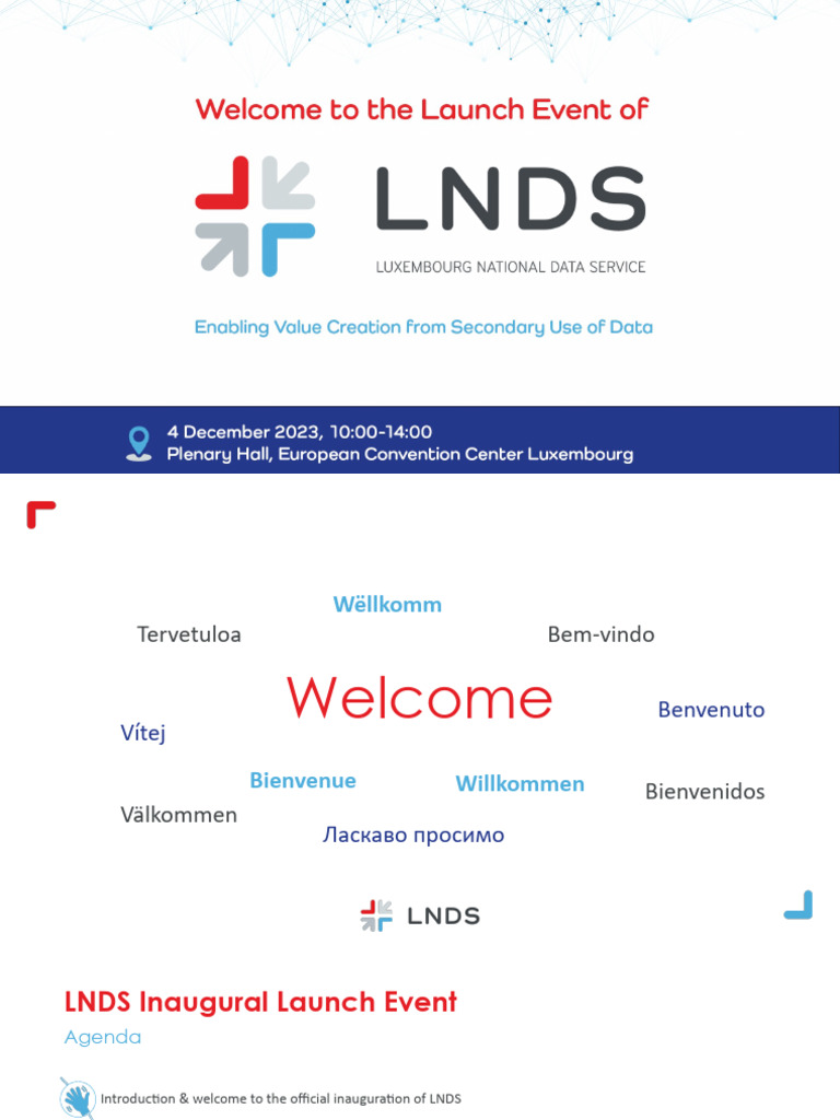 LNDS Launch DataSummitLuxembourg2023 | PDF | European Union | Privacy
