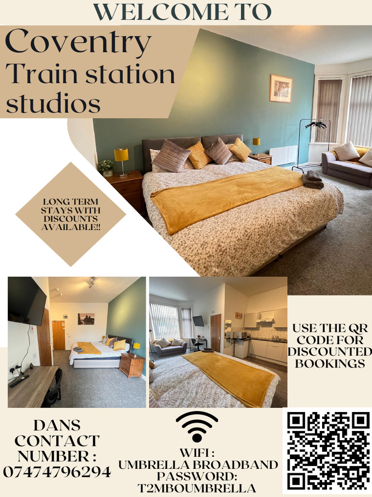 Coventry Station Deluxe Studios Flyer | PDF | Technology & Engineering