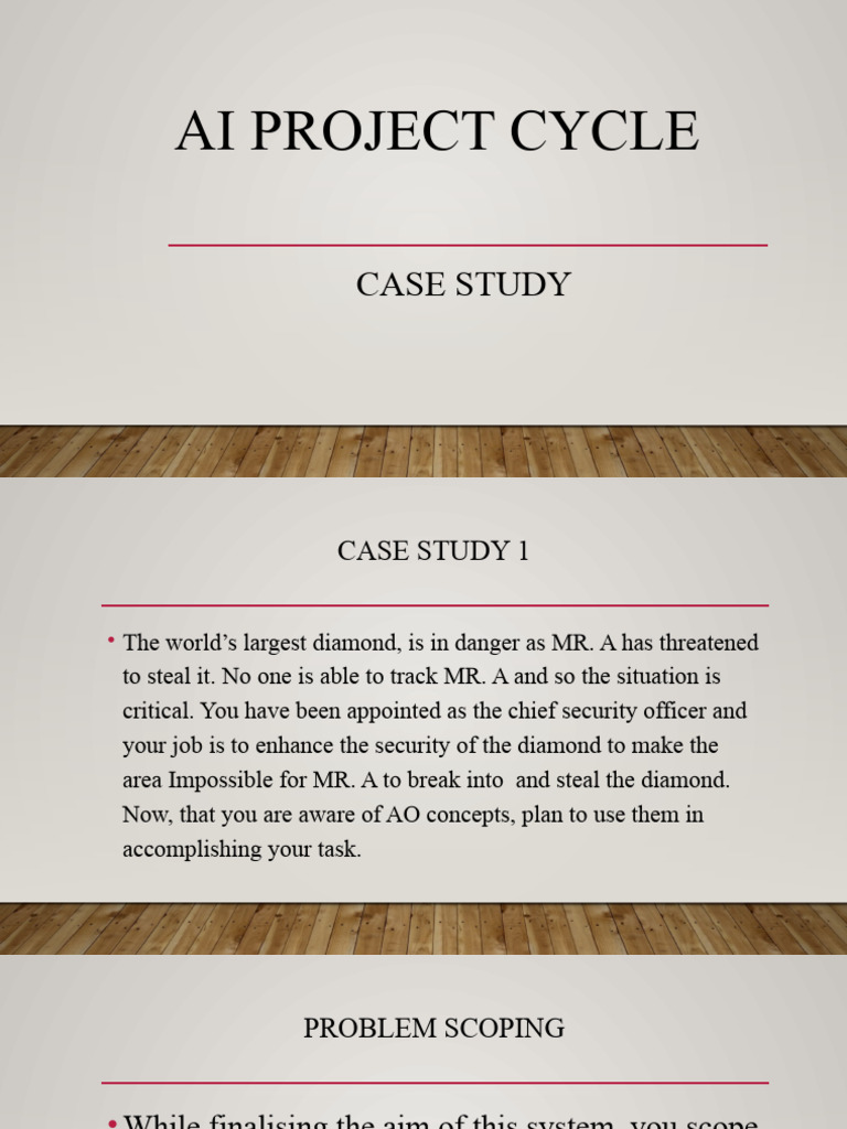 AI Project Cycle: Security Case Studies | PDF | Artificial Intelligence ...