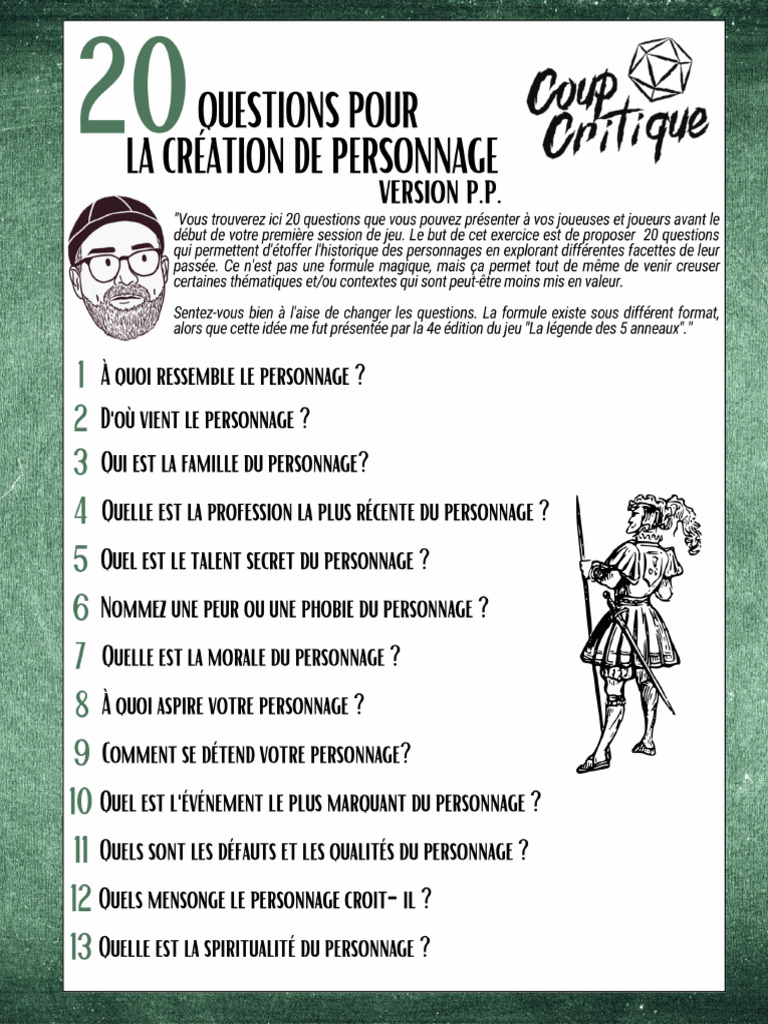 Le jeu des 20 questions | PDF