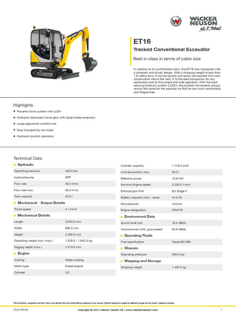 PI Sheet ET16 | PDF | Truck | Engines