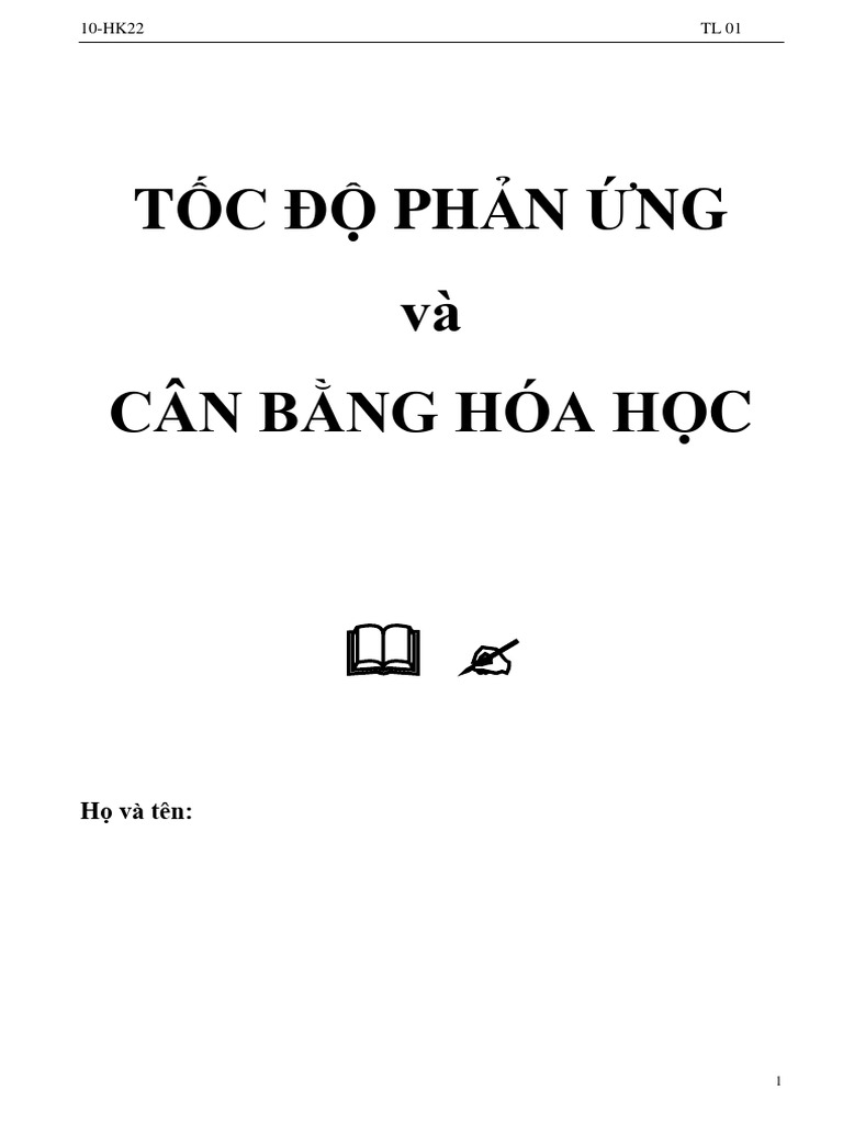1 Tđpu CBHH HS | PDF