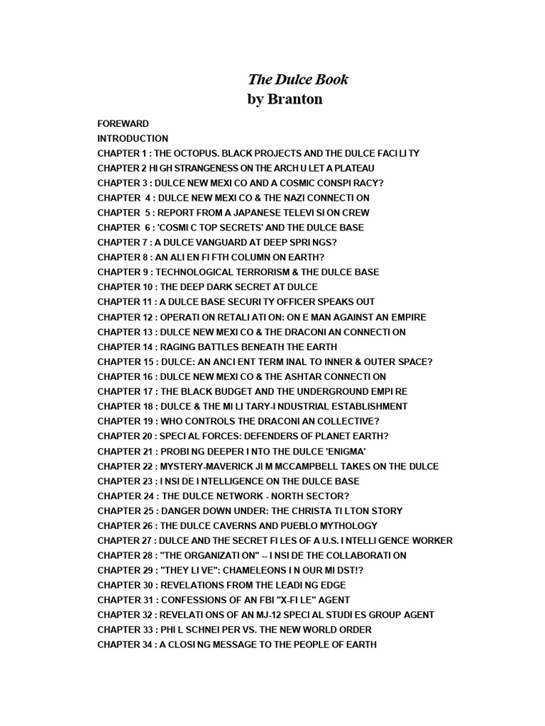 The Dulce Book | PDF