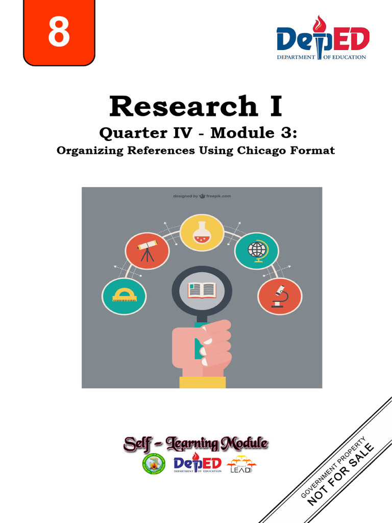 Research - 1 - Q4 - Module3 - Organizing References Using Chicago Format - V3 1 1 | PDF ...