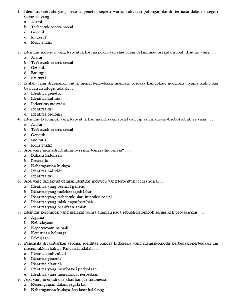 Identitas dan Keberagaman di Indonesia | PDF | Perjalanan