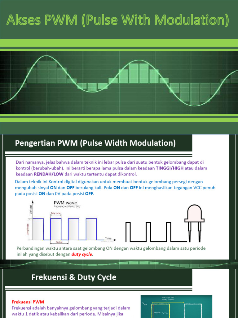 23 Akses Pulse With Modulation (PWM) | PDF | Komputer | Teknologi & Rekayasa