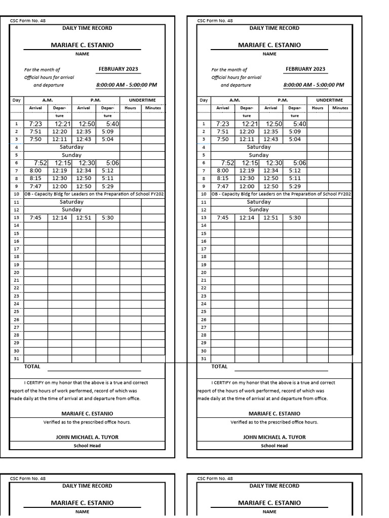 DTR & Form6 | PDF | Economic Development | Philanthropy