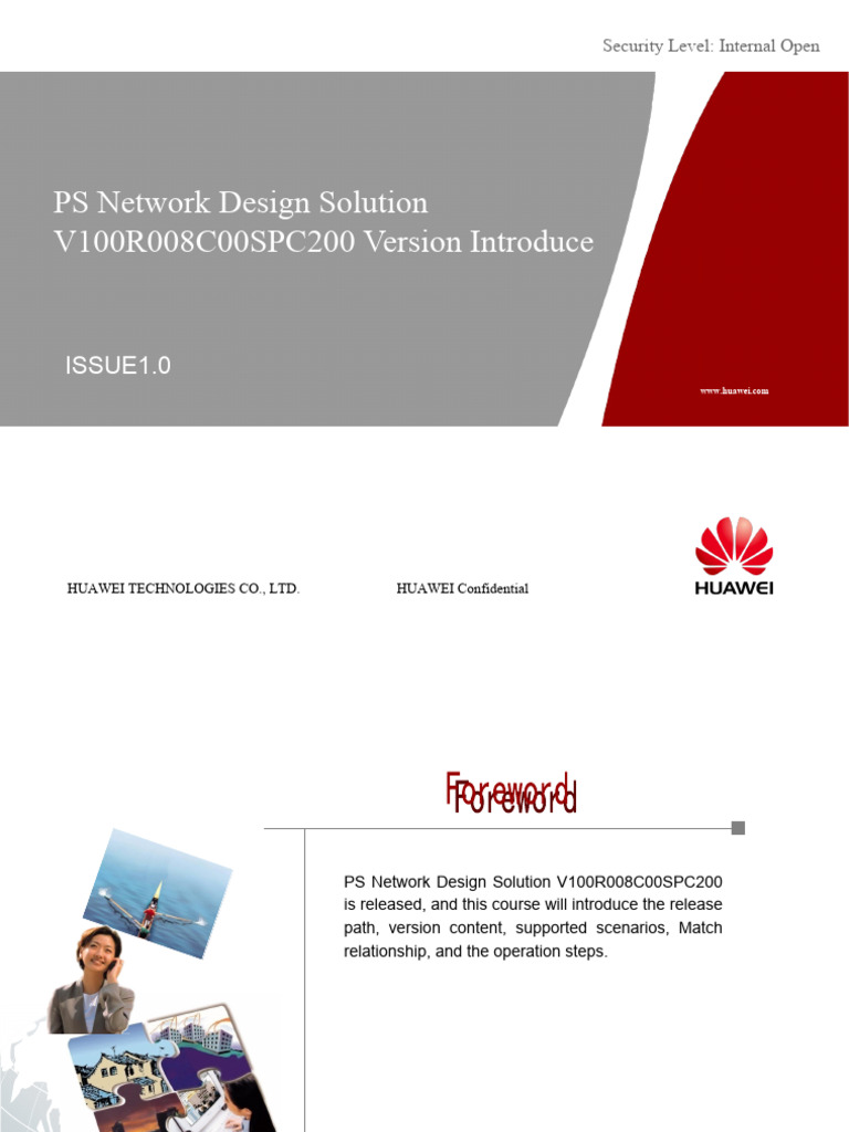 PS Network Design Solution Overview | PDF | Lte (Telecommunication ...