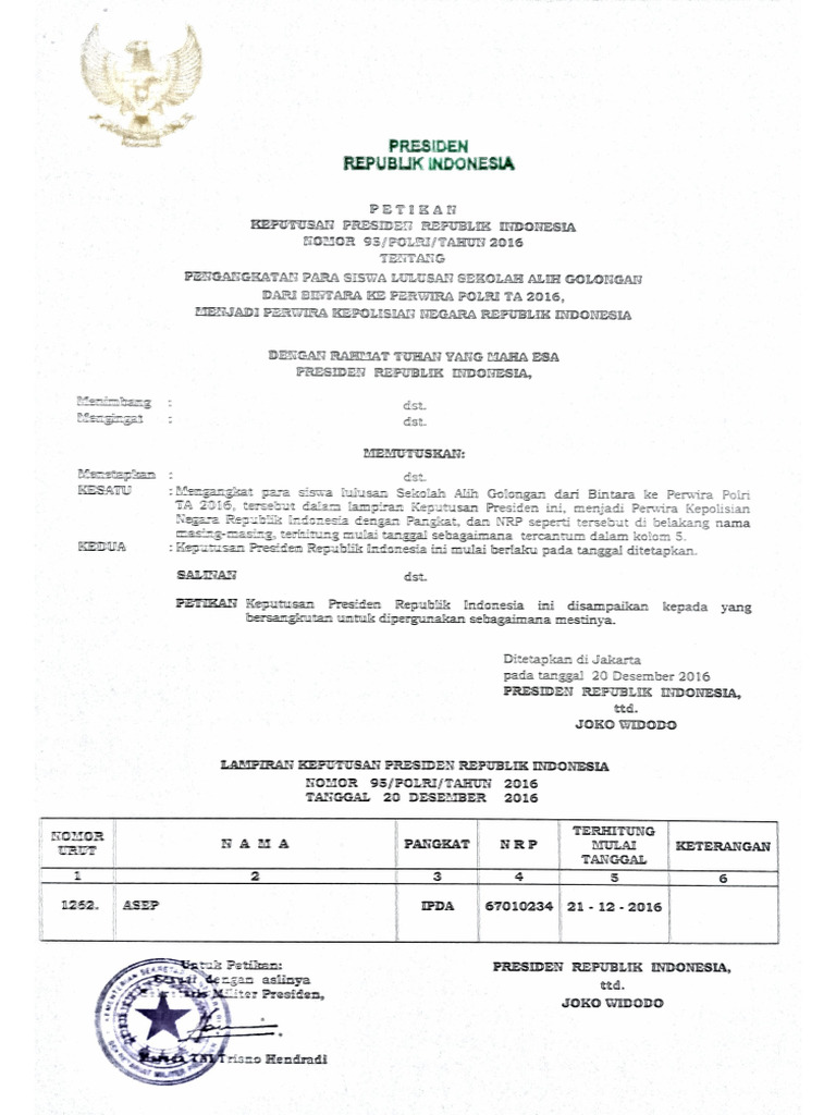 Scap Pangkat Pertama Perwira | PDF