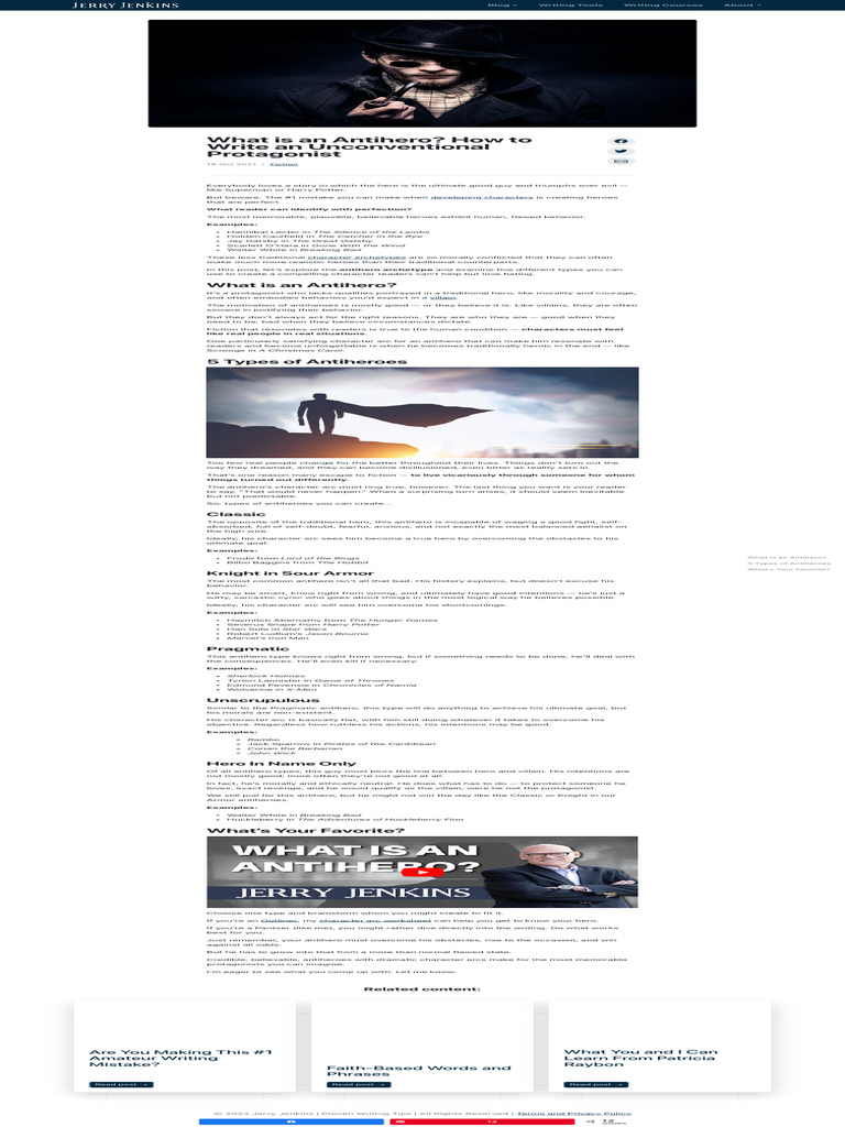 Antihero | Download Free PDF | Hero