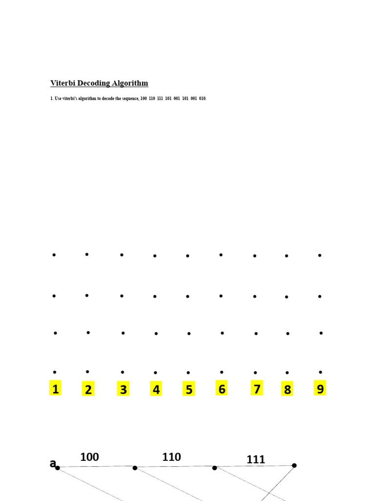 Viterbi Decoding 3 Bit | PDF