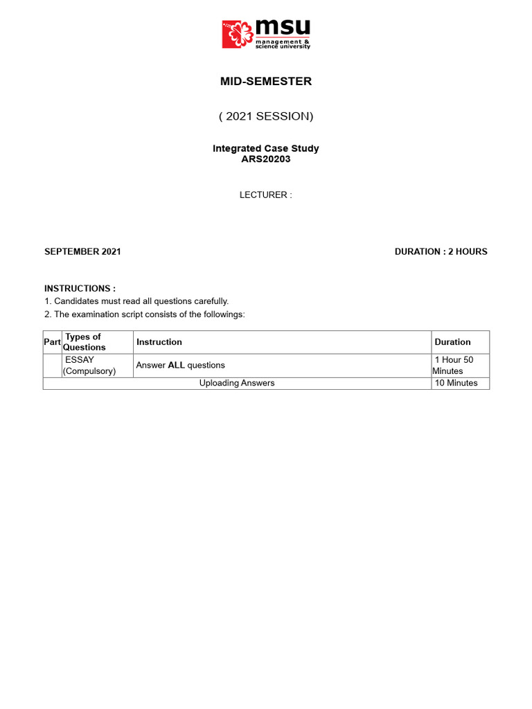 Sept'21 - Midsem | PDF