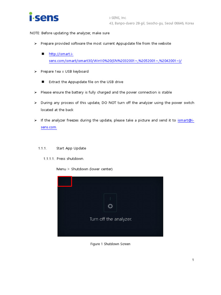 Analyzer Update Instructions | PDF | Computer Keyboard | Operating System Families