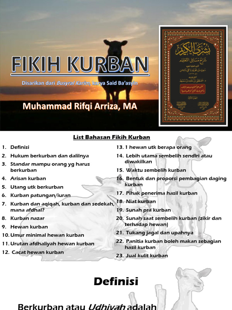 Fikih Kurban | PDF