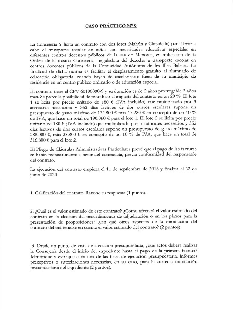 Gestio Cas Practic 09 | PDF